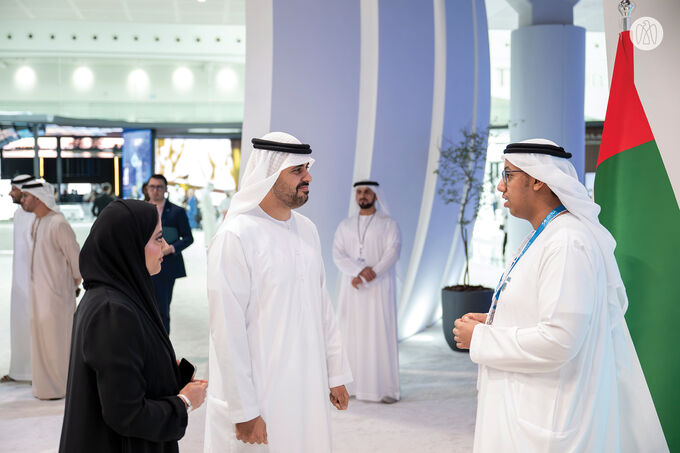 Theyab Bin Mohamed Bin Zayed Attends World Future Energy Summit 2024